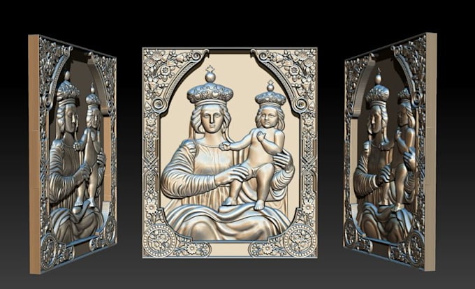 Sculpt 3d bas relief, 3d printable coin, cnc model stl file zbrush for ...