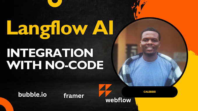 Build langflow ai chatbot for your bubble app or website by Caleb_georgee | Fiverr