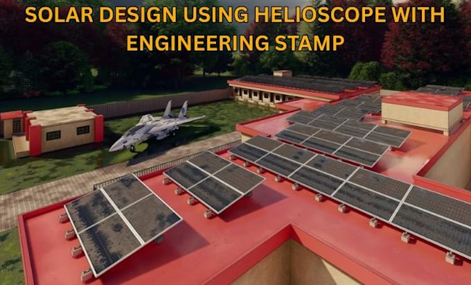 Provide solar designs using aurora and helioscope with engineering and ...