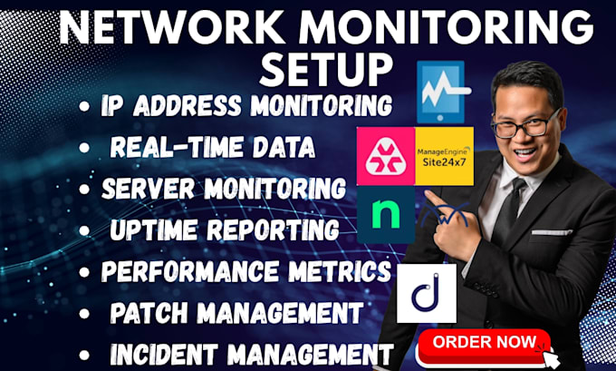 Setup network monitoring atera pulseway site24x7 ninjaone connectwise ...