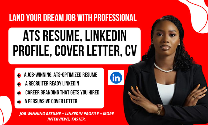 Brand and optimize your linkedin profile, executive resume, cover letter, cv by Astrid_writings ...