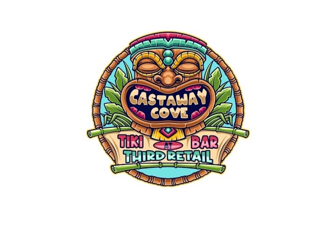 Design castaway cove fun tiki bar logo by Cecil_rodriguez | Fiverr