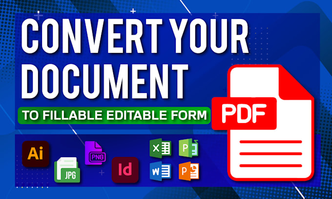 Convert your files to fillable form by Emnugraha | Fiverr
