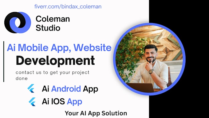 Ai solution to ai mobile app development ai website ai android ios app developer by Bindax ...