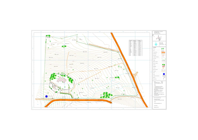 Draw land survey related drawings by Emmanuelglenn | Fiverr