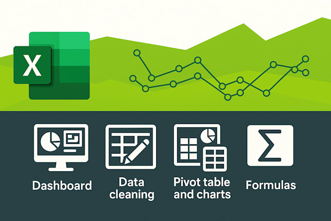 Clean, format, and enter excel data, and create dashboards by Rishik_excel | Fiverr