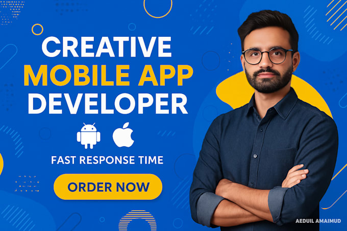 Be your expert mobile app developer for android ,ios , and flutter apps by Theflutterstdio | Fiverr