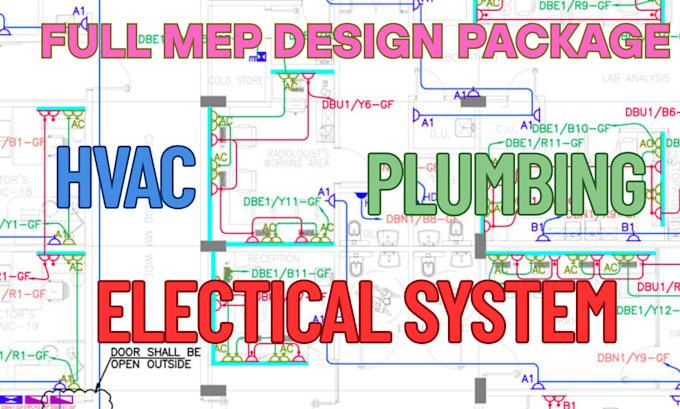 Design complete mep drawings for residential and commercial building by ...