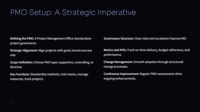 Set up a project management office, pmo for your business by Animesshkv ...