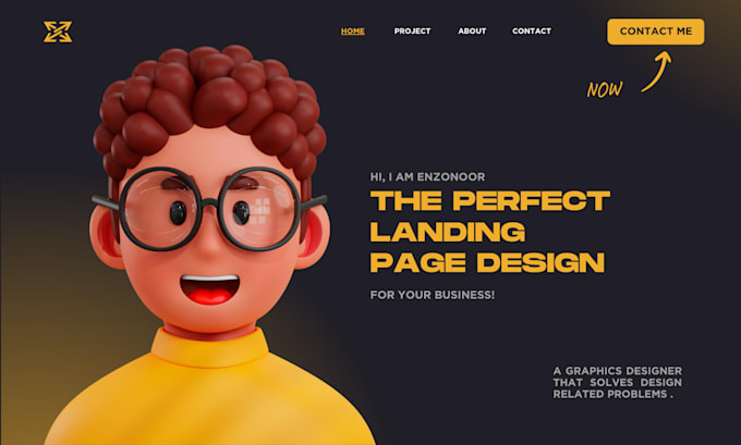 High converting wix landing page design mobile optimized fast loading by Enzonoor | Fiverr