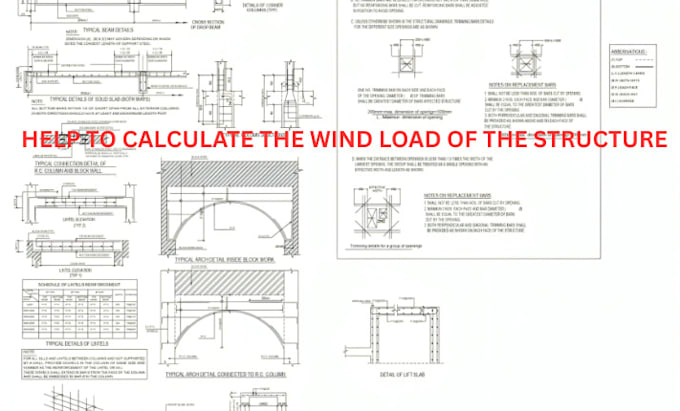 Help to calculate the wind load of the structure by Adamramirez1 | Fiverr
