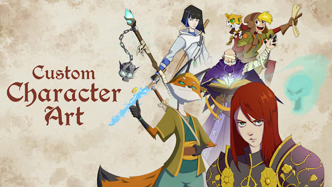 Draw custom characters for dnd, games, and original designs by ...