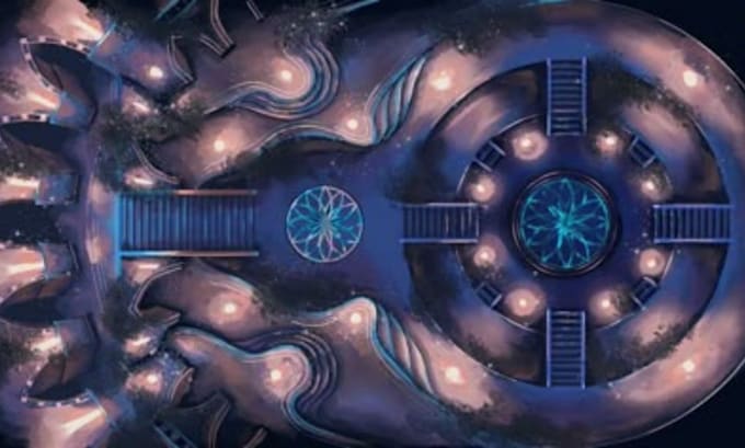 Illustrate fantasy dnd map world city map cartography event travelmap ...