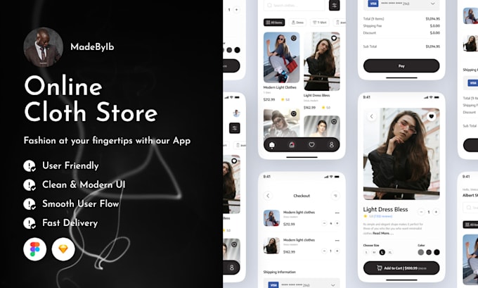Design clean and functional ui ux for your mobile app by Madebyib | Fiverr