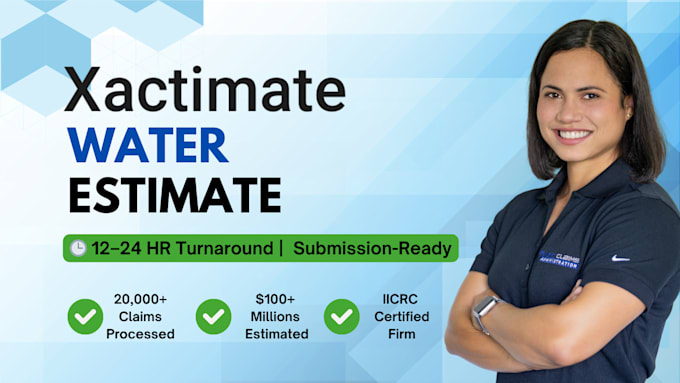Write your water damage xactimate by Smartclaims | Fiverr