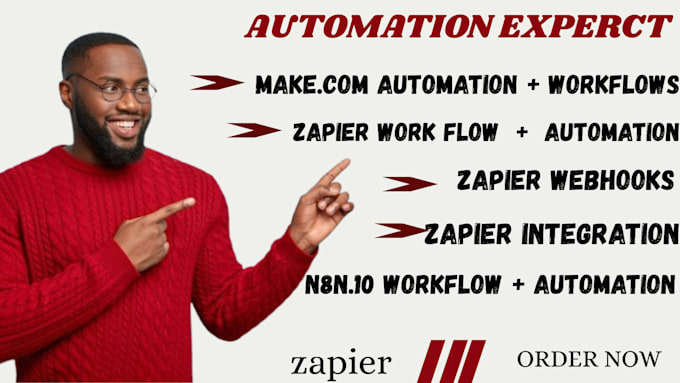 Setup automation with zapier, make, n8n, webhooks, and openai by Adeleye9143 | Fiverr