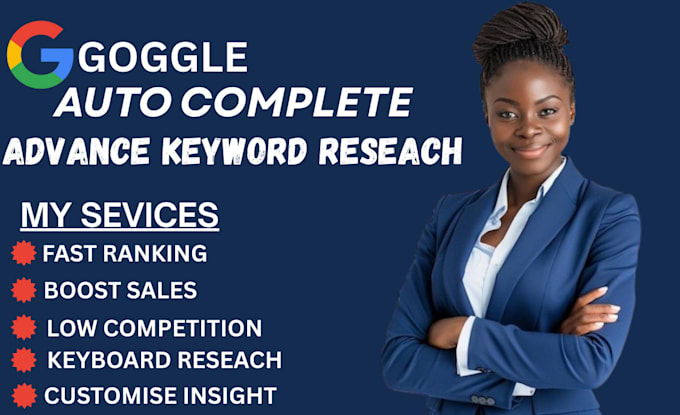 Do google autocomplete suggestion, search box optimization, by Abikeola4 | Fiverr