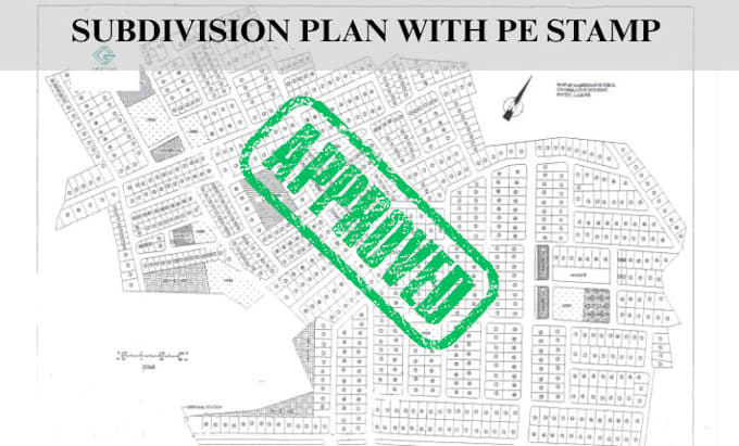 Draw property plot plan, site plan, subdivision layout with pe stamp by ...