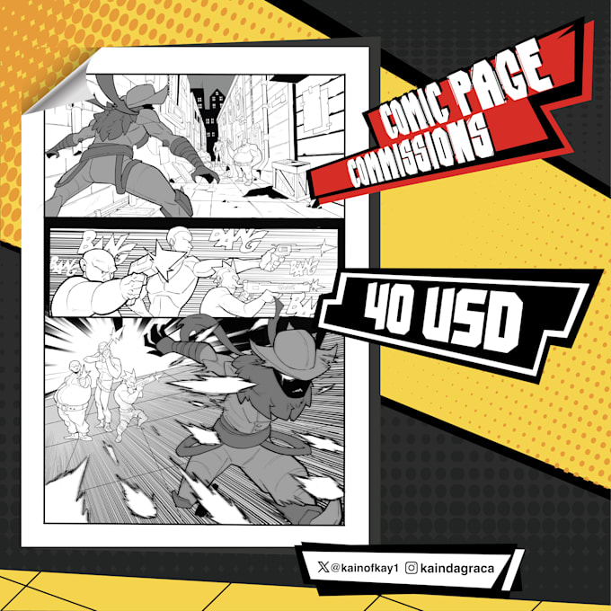 The best comic pages by Kaindagraca | Fiverr