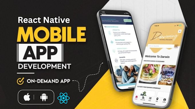 Create mobile app for android and ios with react native by Zeeshanakram579 | Fiverr