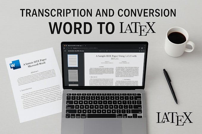 Convert your text in latex by Lisa_c_ing | Fiverr
