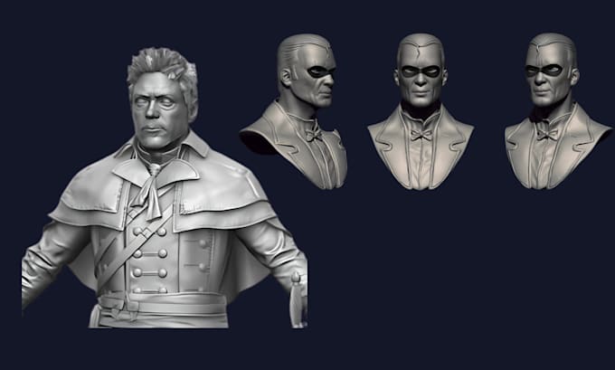 Sculpt 3d head 3d status 3d helment 3d bust model for 3d printing by ...