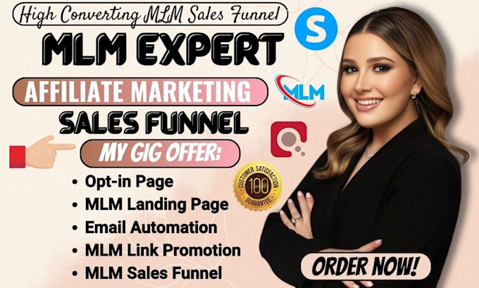 Design converting mlm sales leads magnet landing page ads free business ...