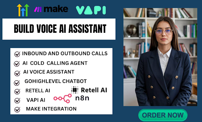 Setup vapi ai calling agent, ghl chatbot, ai cold calling agent, retell, vapi by Mabelweb831 ...