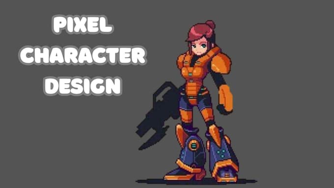 Create 2d pixel art, 2d game character, sprite sheet, pixel animation ...