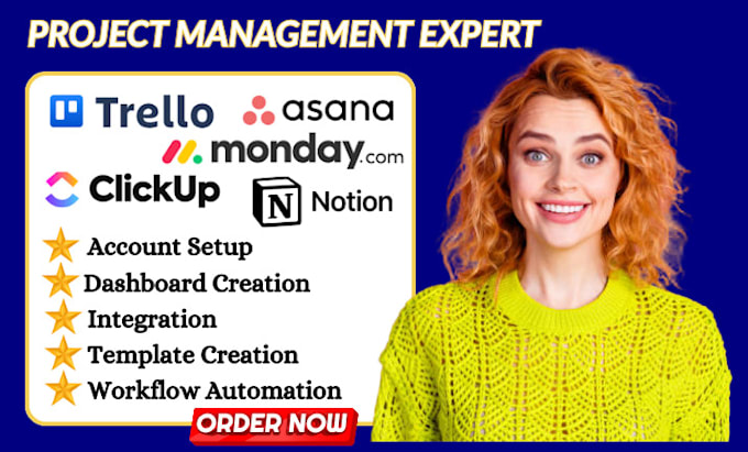 Setup Monday Com Board Workflow Automation Notion Template Clickup