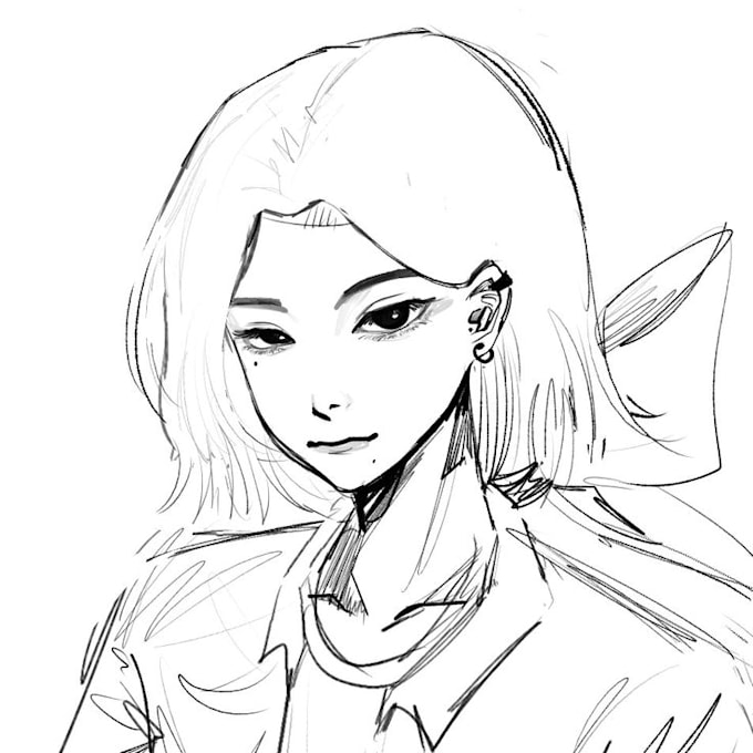 Pencil sketch line art animation 2d line art frame by frame animation ...