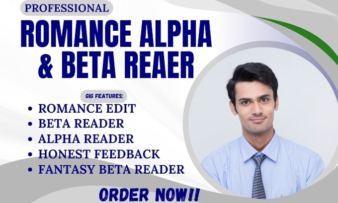 Be romance beta reader, memoir beta reader, alpha reader, fantasy beta reading by Ezekiel_smit ...