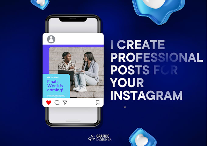 Create professional posts for your instagram by Junior7ok | Fiverr
