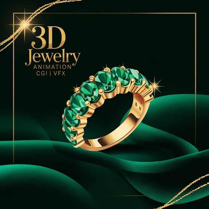 Create 3d jewelry animation 3d jewelry render 3d jewelry ads jewelry ...