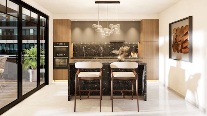 Create photorealistic architectural renders of interiors or exteriors by Jhojanbocanegra | Fiverr