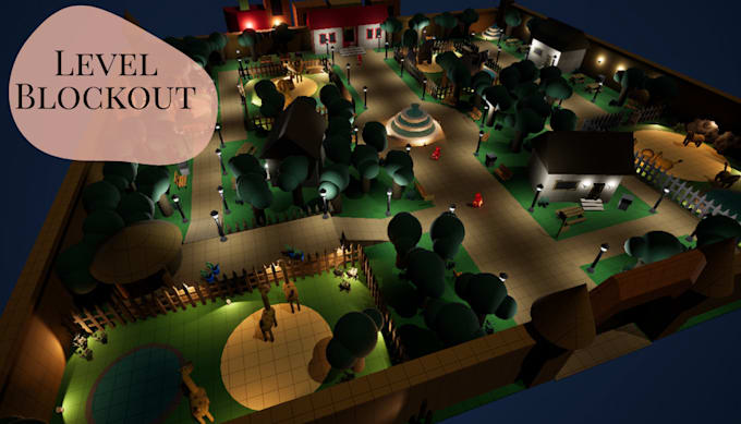 Blockout game levels and environments in unreal engine by Nohely_melo | Fiverr