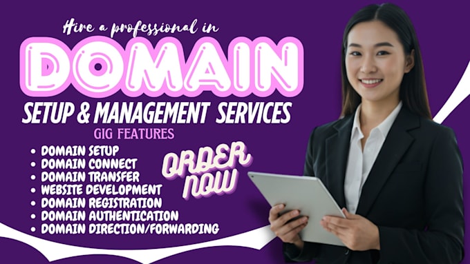 Do domain management,digital marketing,domain direction,forwarding,website setup by Charl_ber ...