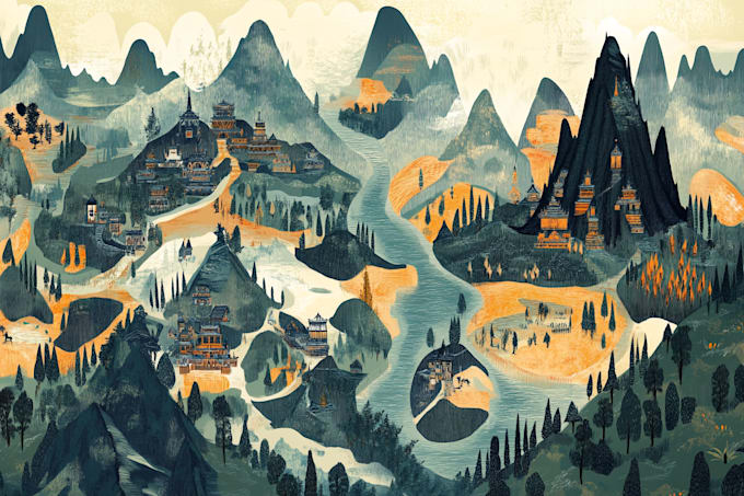 Make your fantasy maps by Heleenaok | Fiverr