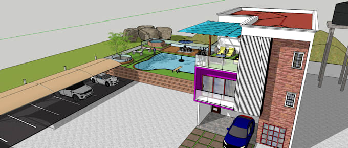 Bring your building to life using sketchup and autocad by Bajdesigns ...