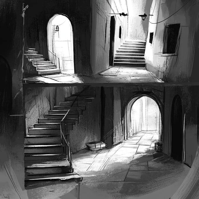 Make storyboards, background design for you by Aaronutler | Fiverr
