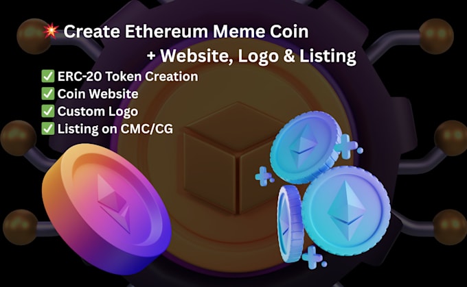 Create ethereum meme coin, ethereum meme coin website, meme coin logo ...