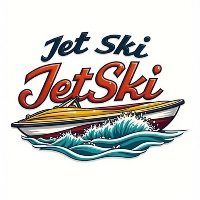 Design high quality vintage jet ski logo with fastest delivery by ...
