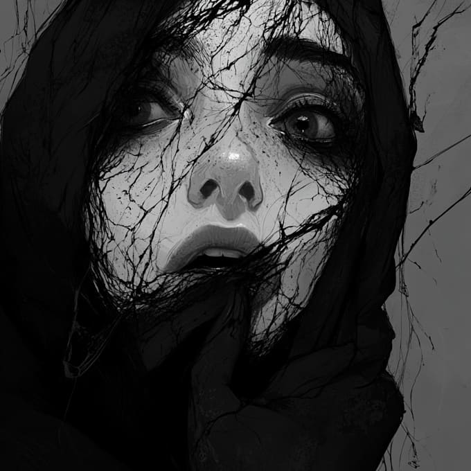 Draw horror character illustration by Patricden | Fiverr