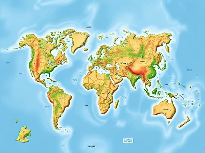 Draw beautiful map in vector illustration by Allontaewis | Fiverr