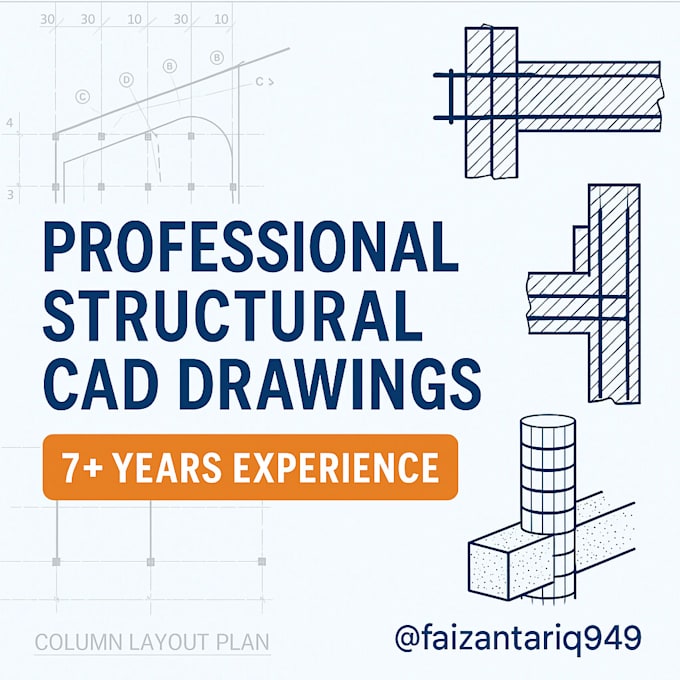 Create professional structural autocad drawings and details by ...