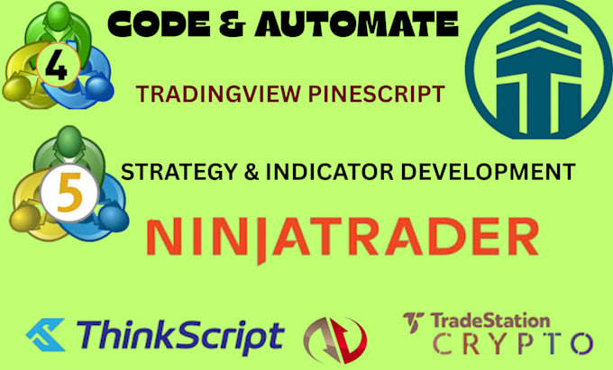 Be your tradingview expert developer, ninjatrader, quantower, ctrader ...
