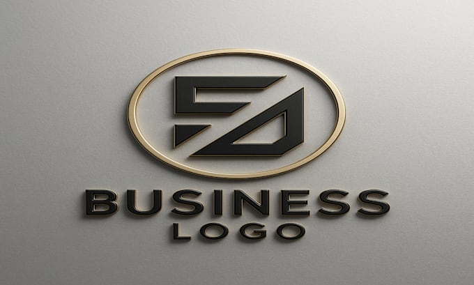 Design an elegant 3d business logo in black and gold by Sinhaahmmed ...