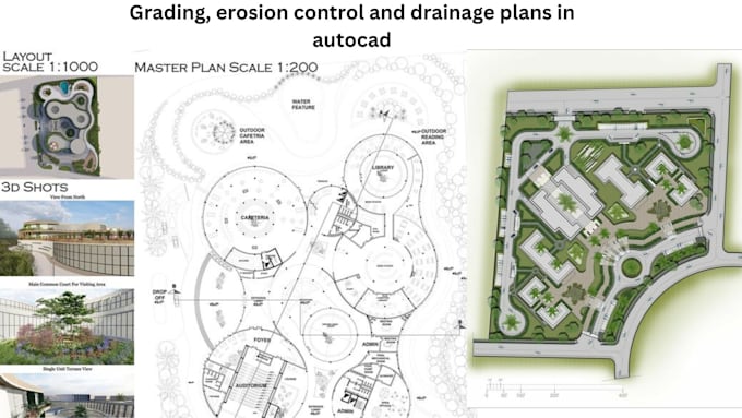 Make grading, erosion control and drainage plans in autocad by ...