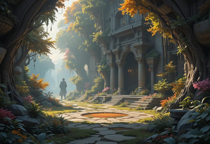 Make any environment concept art and backgrounds by Edwiarron | Fiverr