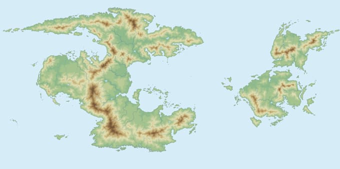 Create a fantasy atlas map, vector world map by Worldbuilding_ | Fiverr